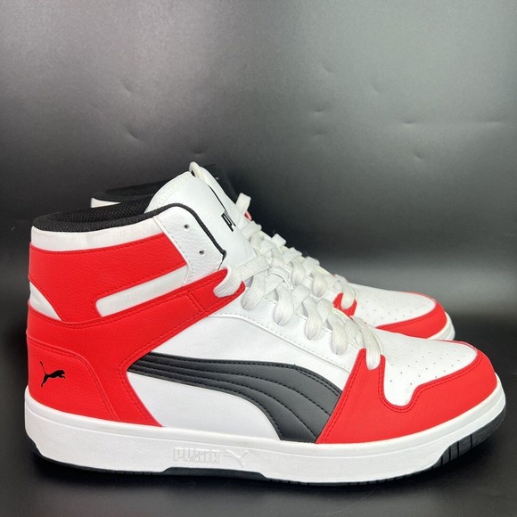 Puma | Shoes | Puma Mens Rebound High Top Layup Sneaker Whiteblackhigh ...